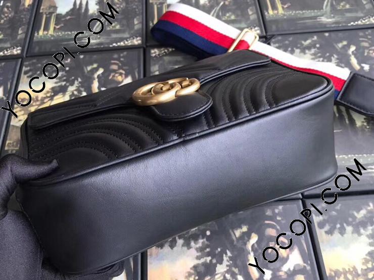 【498100 DTDPT 8975】 GUCCI グッチ GGマーモント バッグ コピー GGマーモント マトラッセ ハンドバッグ グッチ ...