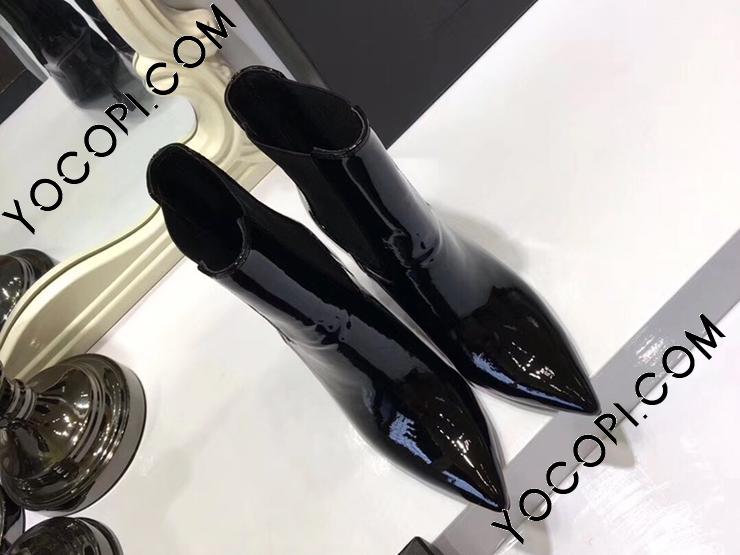 Saint Laurentレザーブーツ☆ロゴヒール☆ Saint Laurentブーツ Saint Laurentレザーブーツ☆ロゴヒール☆ Saint Laurentブーツ