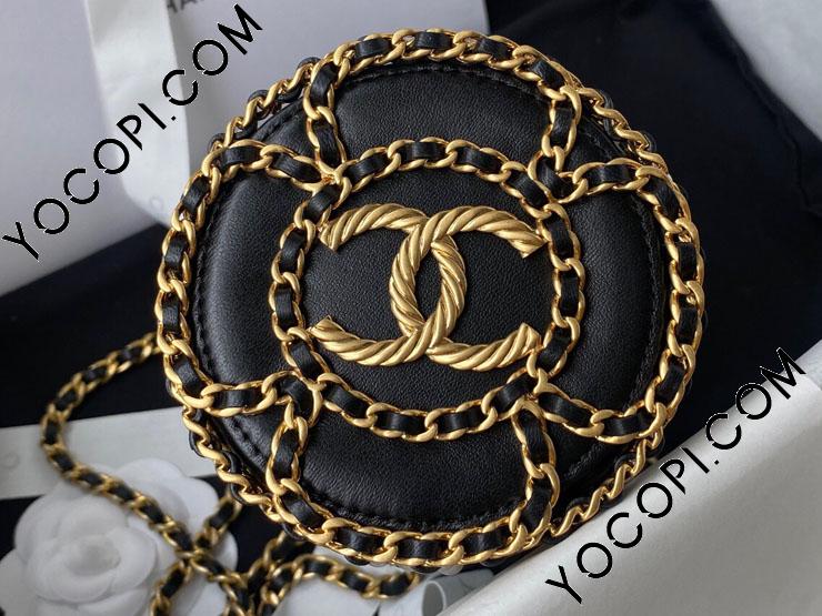 【AP2257-1】 CHANEL シャネル バッグ コピー 21新作 バケット バッグ ラムスキン & コスチューム パール ショルダー ...