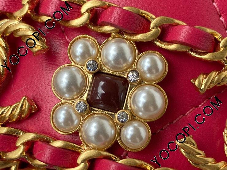 【AP2257-2】 CHANEL シャネル バッグ スーパーコピー 21新作 バケット バッグ ラムスキン & コスチューム パール ...