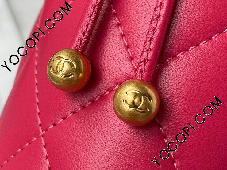 【AP2257-2】 CHANEL シャネル バッグ スーパーコピー 21新作 バケット バッグ ラムスキン & コスチューム パール ...