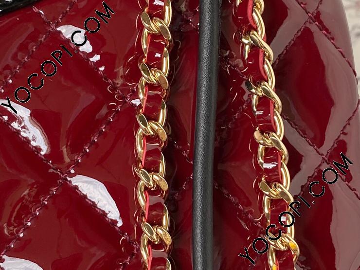 【AS4133-3】 CHANEL 31 シャネル バッグ スーパーコピー 23新作 ミニ ショッピング バッグ パテントカーフスキン ...