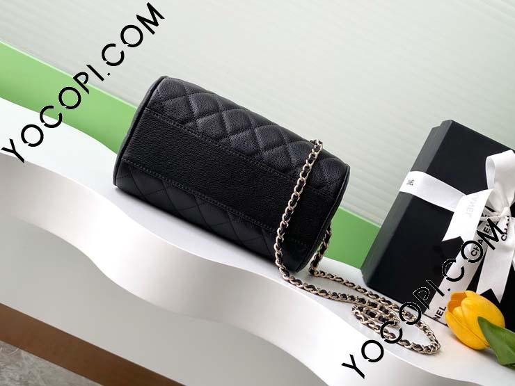 【AP4474 B10583 C3906】 CHANEL シャネル バッグ コピー 25春夏 ミニボストンバッグ グレインドカーフレザー ...