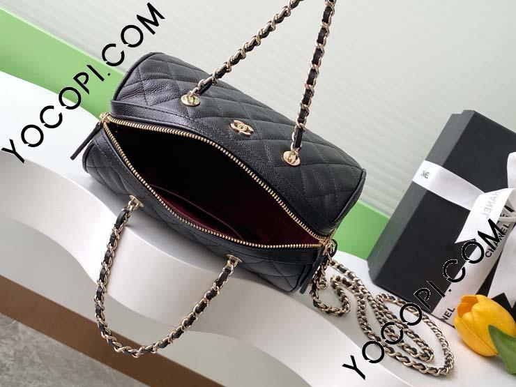 【AP4474 B10583 C3906】 CHANEL シャネル バッグ コピー 25春夏 ミニボストンバッグ グレインドカーフレザー ...