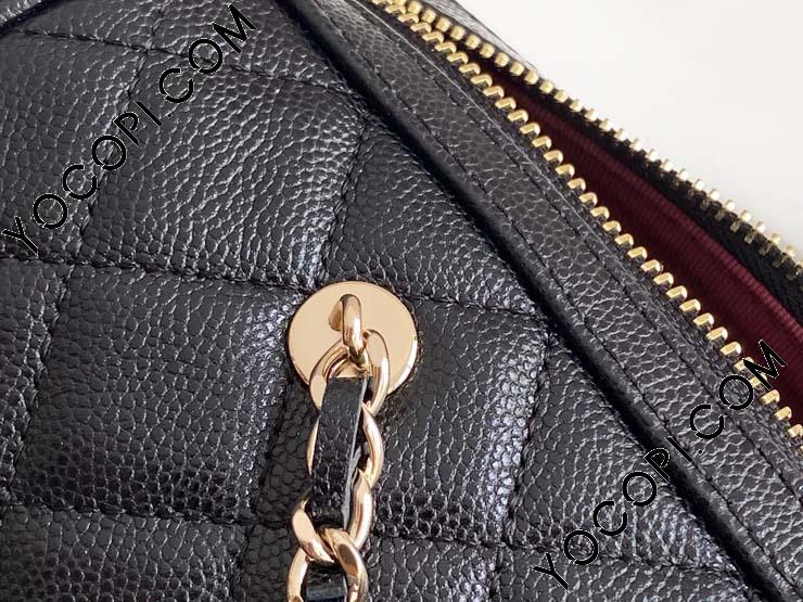 【AP4474 B10583 C3906】 CHANEL シャネル バッグ コピー 25春夏 ミニボストンバッグ グレインドカーフレザー ...